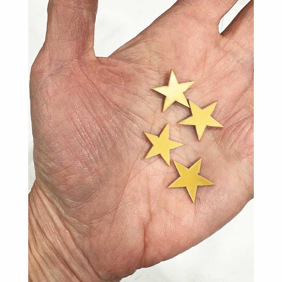 Gold Star Stickers for Hobbies, Crafts, Awards Set of 10