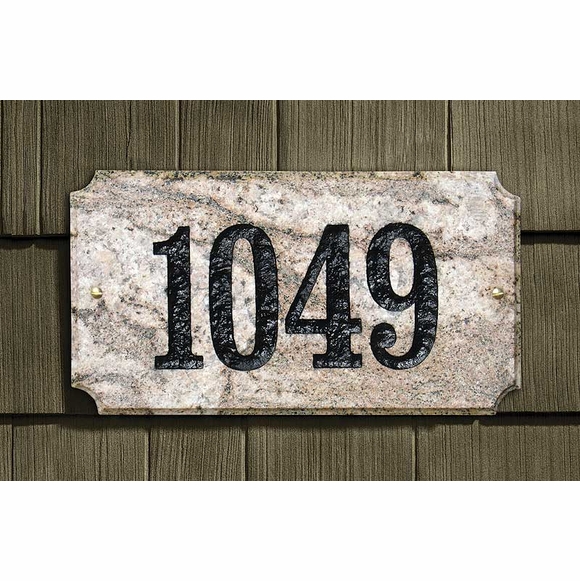 Granite Address Plaque