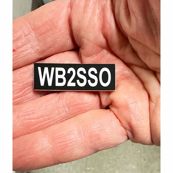 Ham Call Sign Sticker Label Set of 3 - Also for GMRS, Marine, Aircraft ...