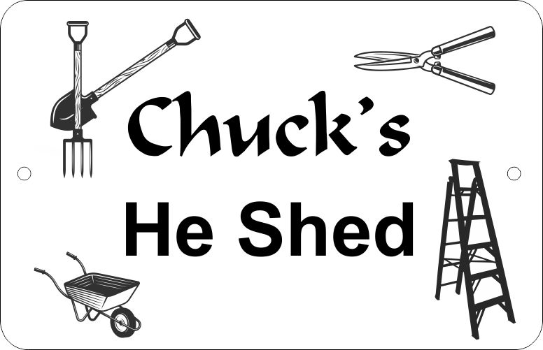 He Shed Plaque