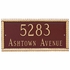 Home Address Plaque With Two Lines - Custom House Number Sign With ...