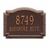 Home Address Sign - Aluminum Metal House Number Sign - For Wall or Lawn ...