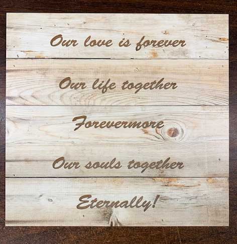 Home Decor Wall Box Sign with Your Custom Wording - Hanging Wall Art or ...