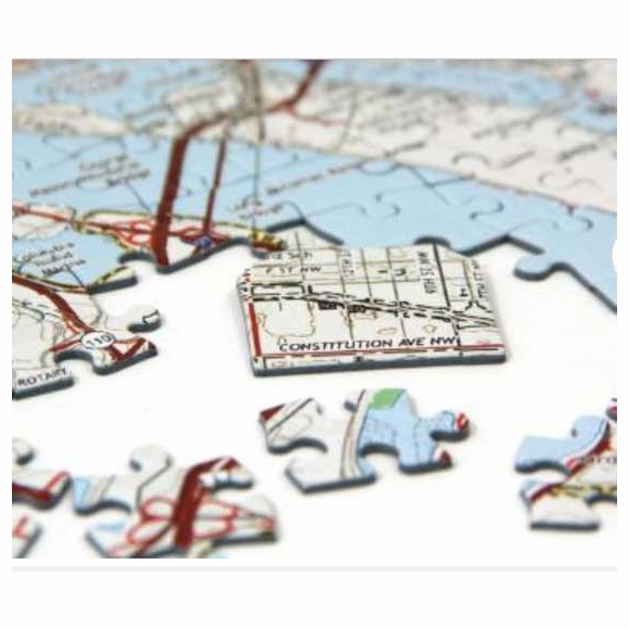 Hometown Puzzle - Map jigsaw puzzle custom made for your address