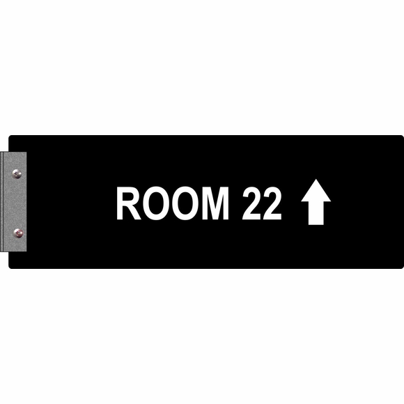 Horizontal Corridor Plaque or Hallway Information Sign - Double Sided ...