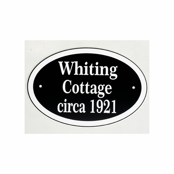House Name Year Established Sign - House Nameplate