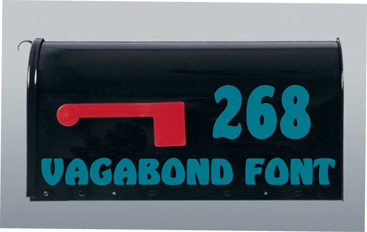 Mailbox Numbers and Lettering Kit