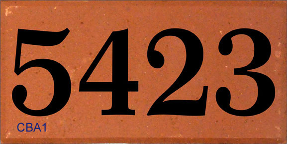 Address Number Brick - Engraved With Your House Number
