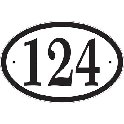 House Number Sign with Preview