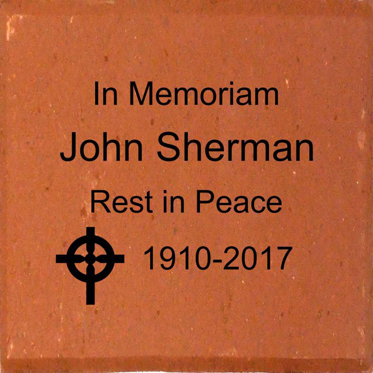 In Memoriam Personalized Engraved Brick with Religious Symbol Hinduism ...
