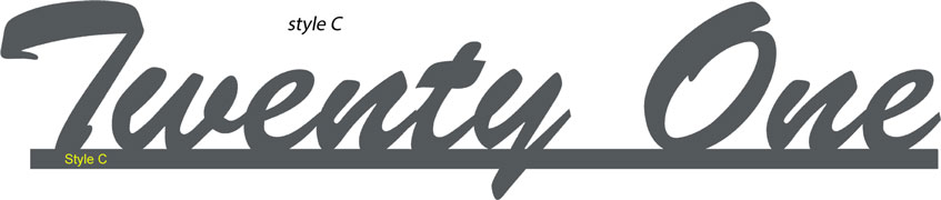 Individual Written House Number - Spelled Out Word Address Numbers In ...