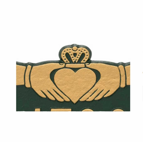 Irish Claddagh Address Plaque