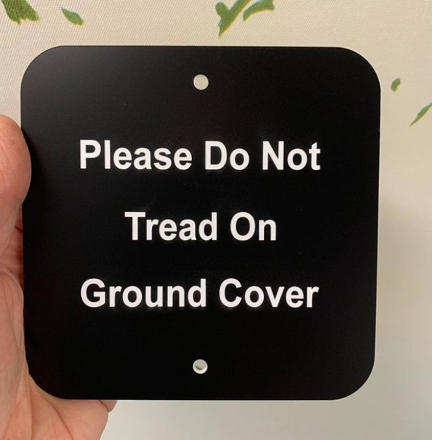 Landscaper Do Not Sign - Mow, Trim, Fertilize, Cut, Your Custom Text