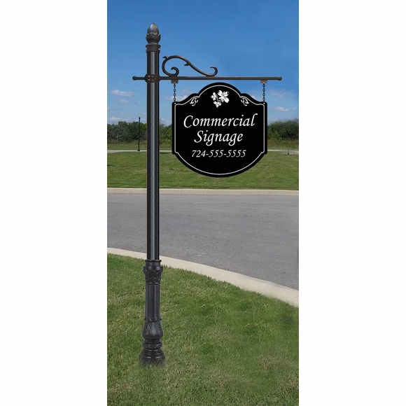 Large Hanging Sign and Post