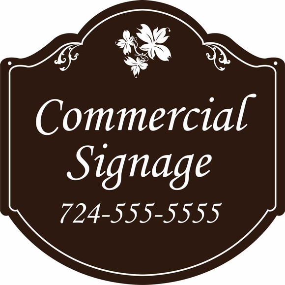 Large Hanging Sign and Post