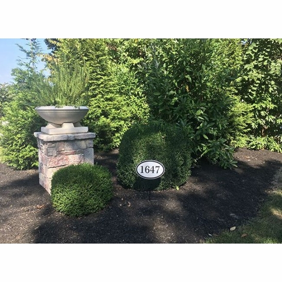 Large Reflective Address Sign