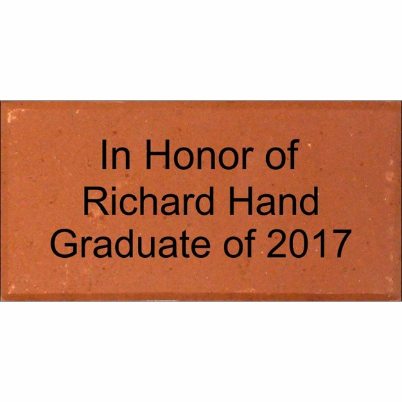 Laser Engraved Bricks