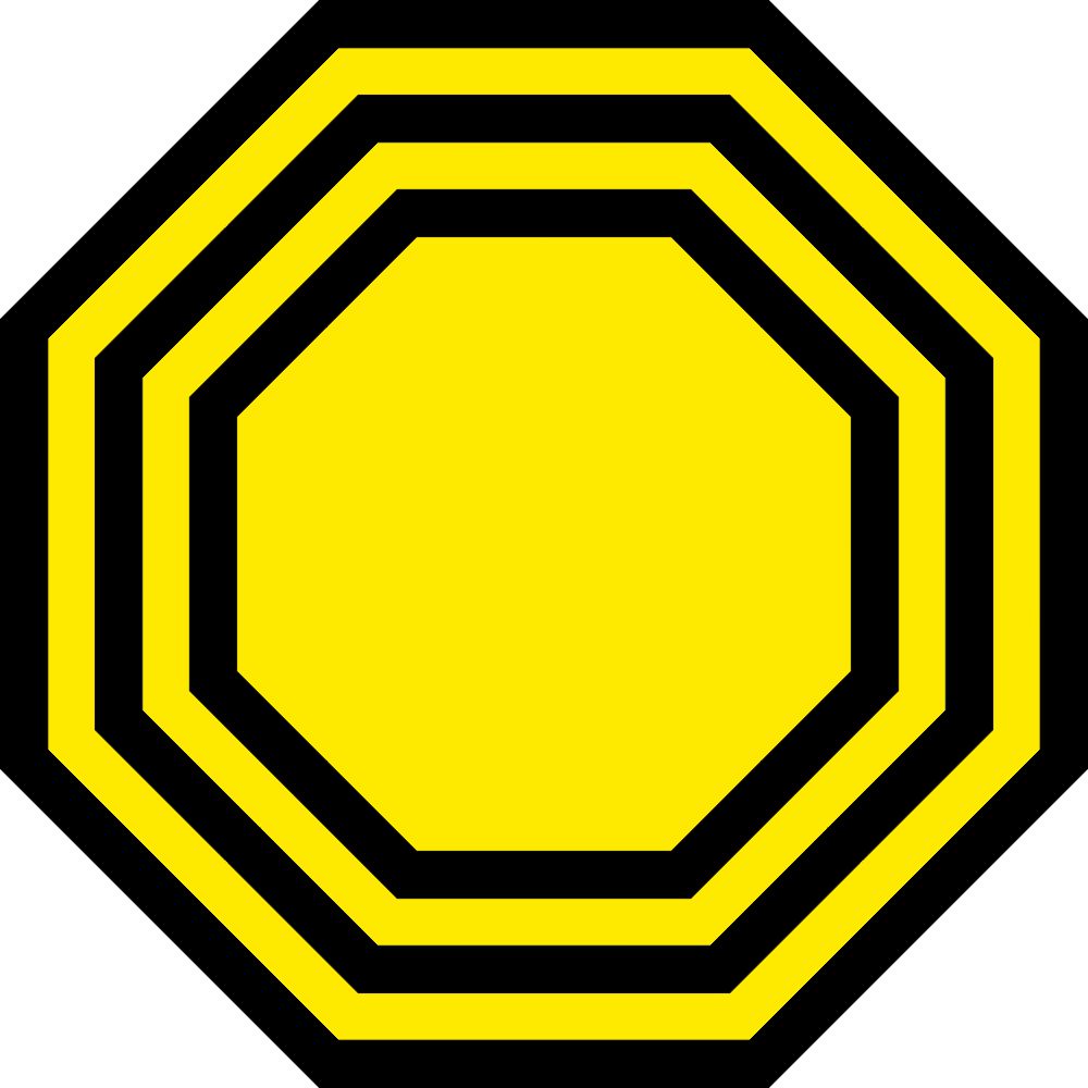 Laser Octagon Wall Art - Choose Your Color