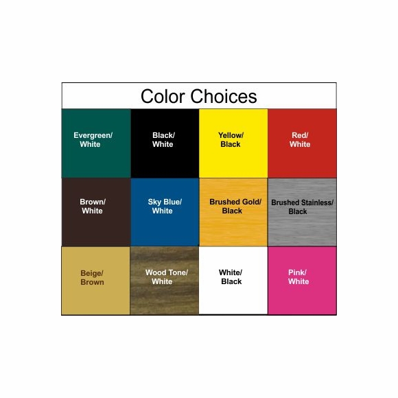 Legend Plate for 30mm Push Buttons, Selector Switches or Indicators