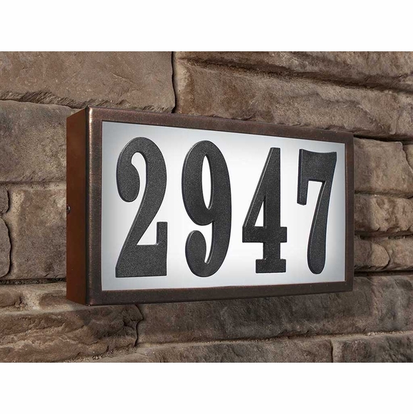 Lighted Address Plaque Low Voltage