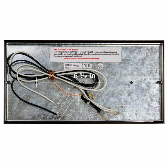 Lighted Address Plaque Low Voltage