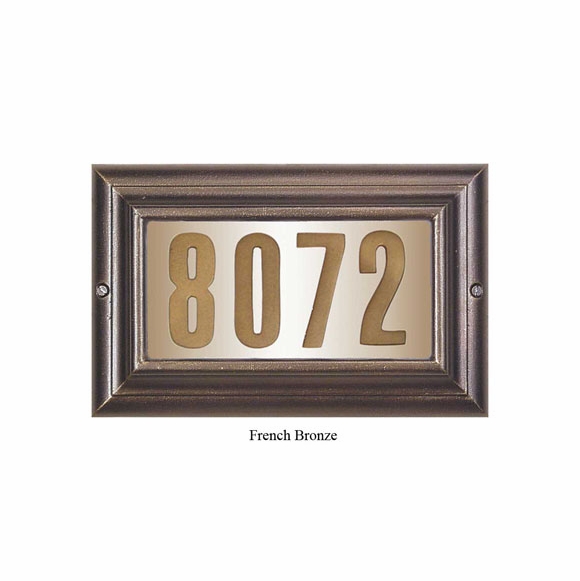 Lighted Home Address Plaque