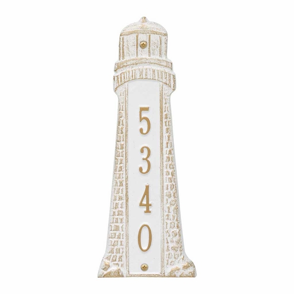 Lighthouse Address Plaque - House Number Sign