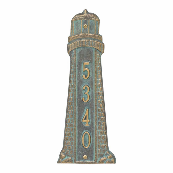 Lighthouse Address Plaque - House Number Sign