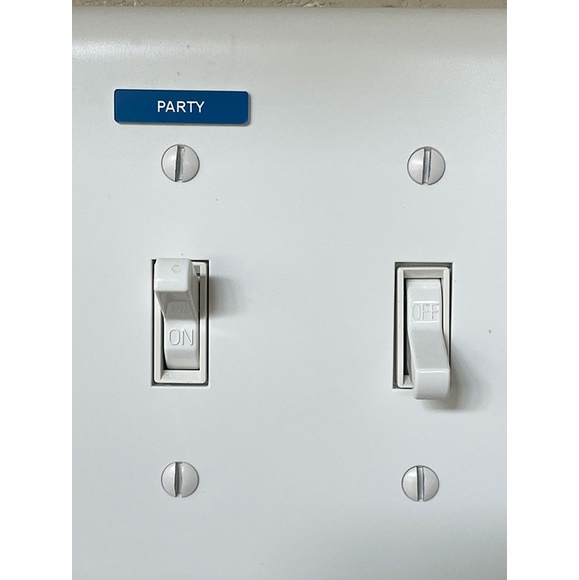 Lightswitch Labels - Custom Made Stick On Label To Mark Any Light or Switch