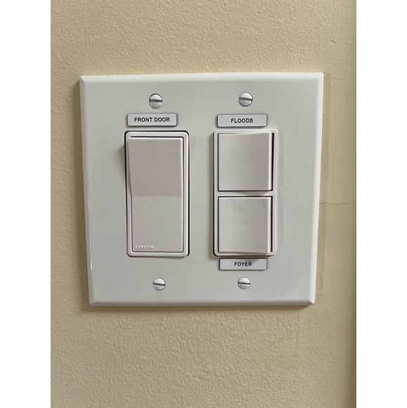Lightswitch Labels - Custom Made Stick On Label To Mark Any Light or Switch