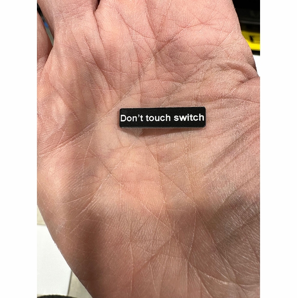 Lightswitch Labels - Custom Made Stick On Label To Mark Any Light or Switch