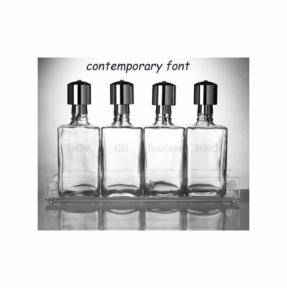 Liquor Decanter and Dispenser Pump Set