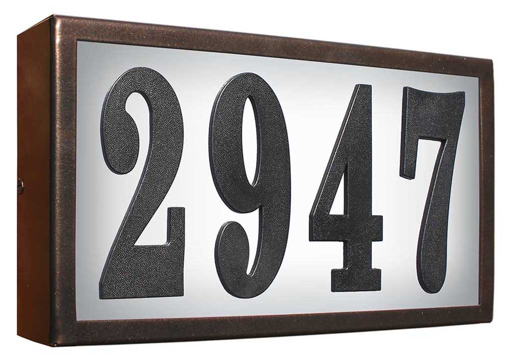 Lighted Address Plaque Low Voltage