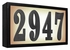 Lighted Address Plaque Low Voltage