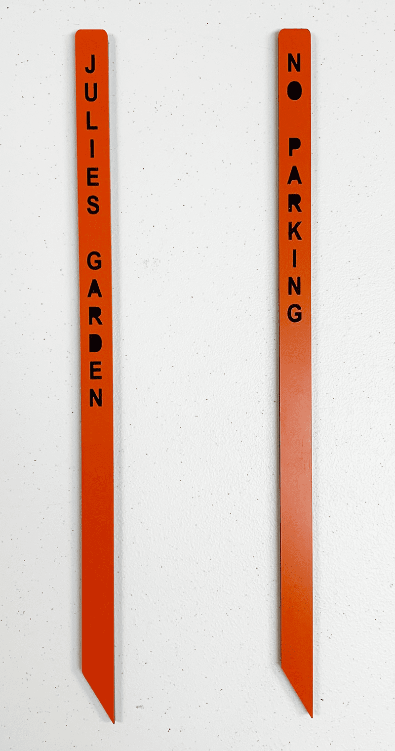 Personalized Message Stakes For Garden Name, Property Statement, No ...