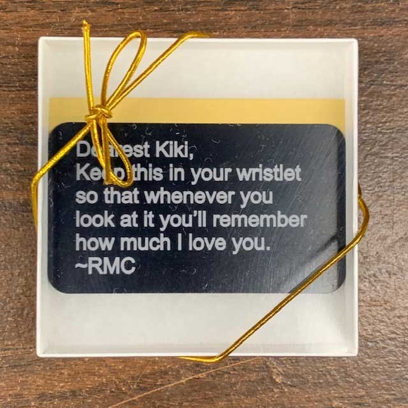 Metal Wallet Card For Custom Message, Romantic Gift, Personalized ...