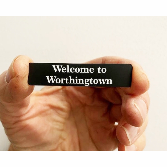 Model Railroad Sign - Miniature Custom Train Set Scenery Signs