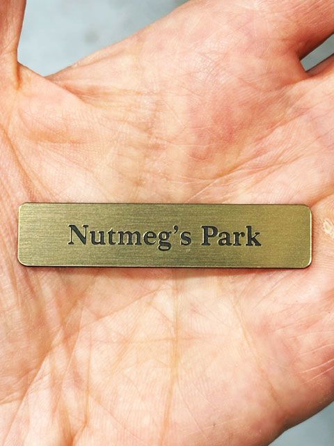 Model Railroad Sign - Miniature Custom Train Set Scenery Signs