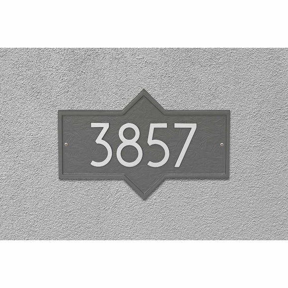 Unique Modern Address Plaque