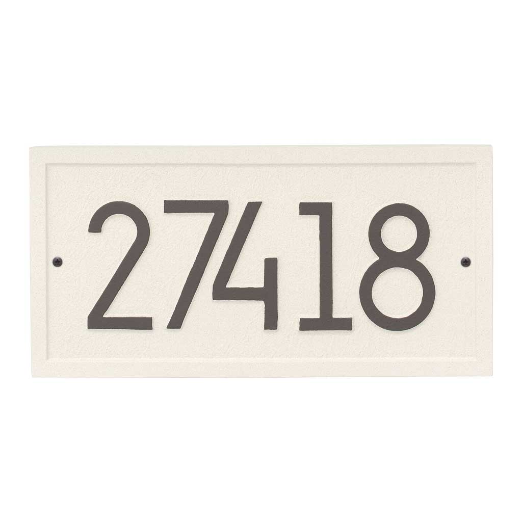 Modern Rectangle Address Plaque