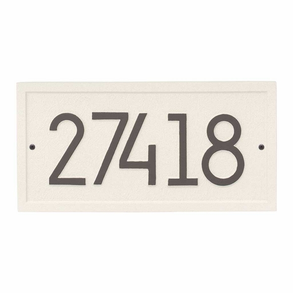 Modern Rectangle Address Plaque