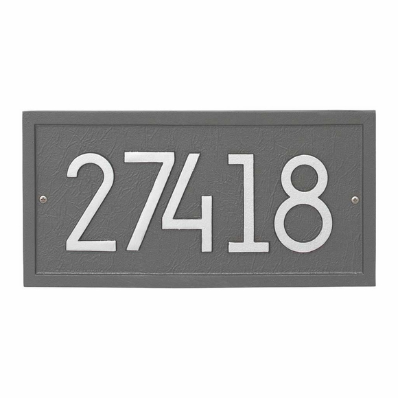 Modern Rectangle Address Plaque
