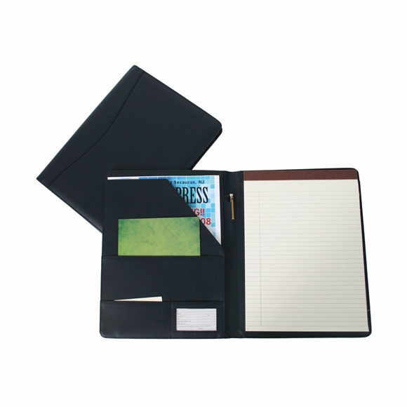 Monogrammed Leather Binder Personalized With Initials