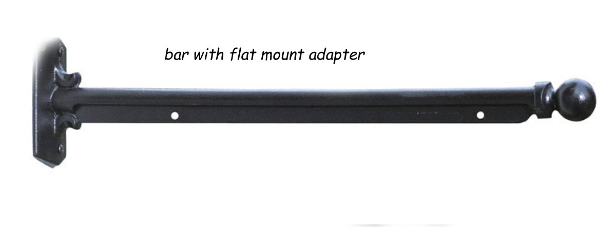 Mounting Bar for Aluminum Hanging Address Sign - Ladder Rest Bracket