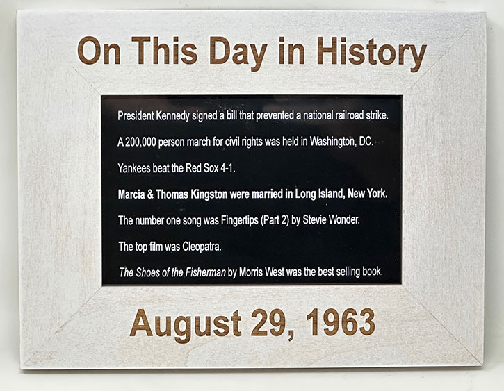 News From The Day You Were Born - About You, For Birthday, Anniversary ...