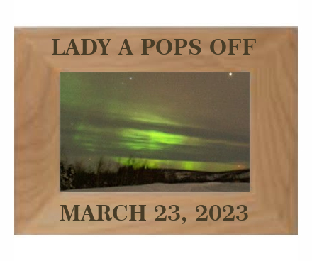 Personalized Northern Lights Picture Frame