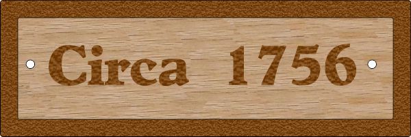 Wood Circa Year Sign for Historic Home, Building, or Site - Solid Oak ...