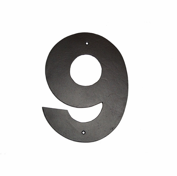 Oversize 16" Cast Aluminum House Number - Choose Black, Gold, Silver ...