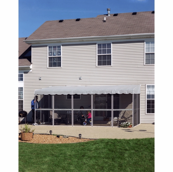 Patio-Mate Screened Enclosure With Two Sliding Doors