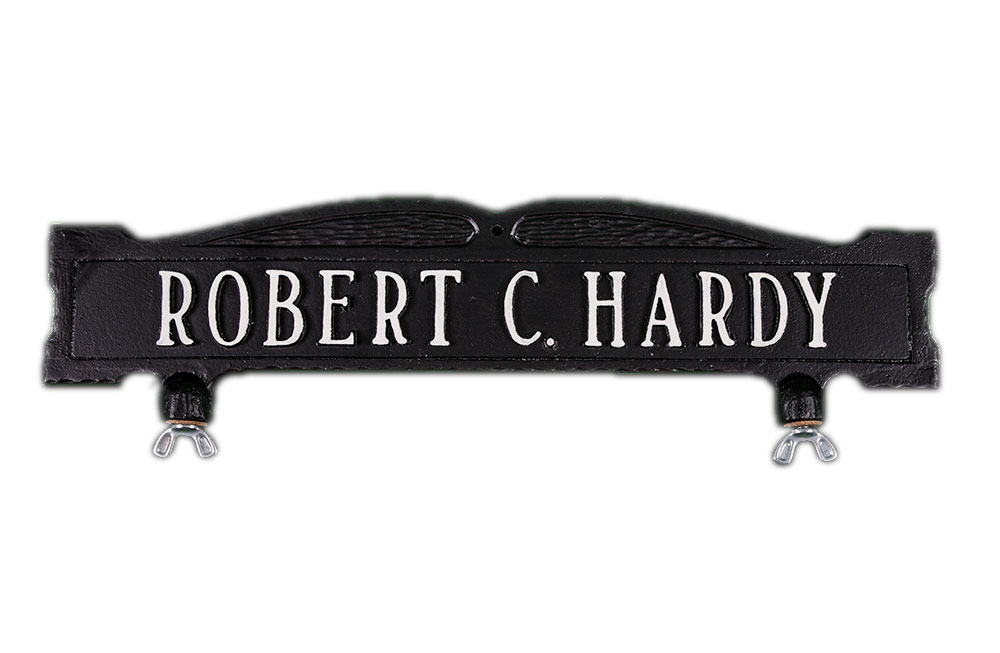 Mailbox Topper Address Sign Displays House Number, Family Name, or ...